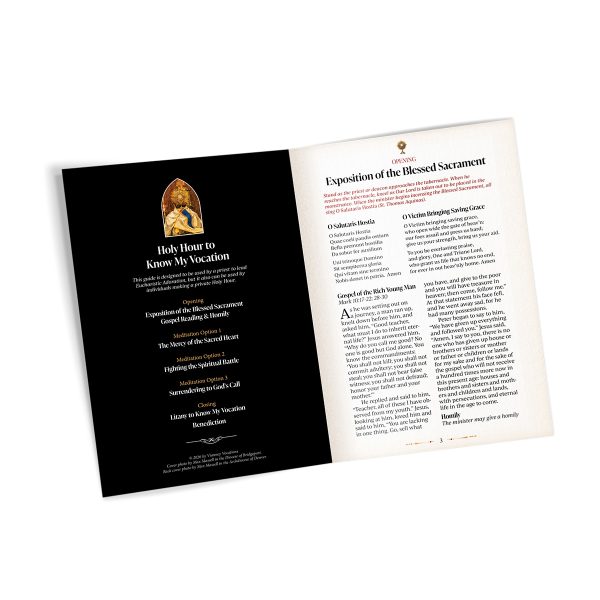 Holy Hour to Know My Vocation booklet | Vianney Vocations