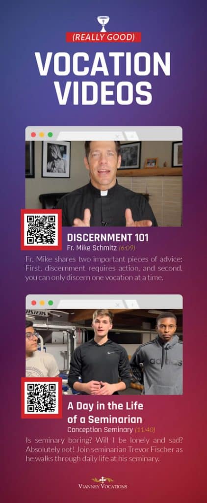 Vocation Videos for Teens Bookmark (set of 25) | Vianney Vocations